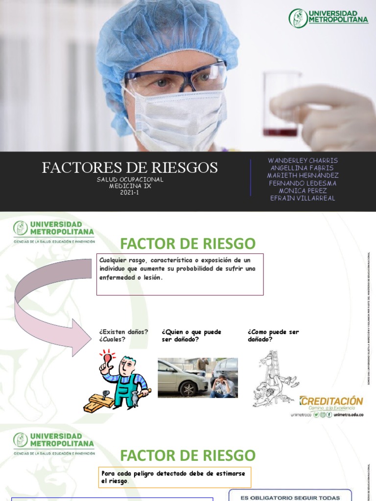 Factores de Riesgo | PDF | Riesgo | Factor de riesgo