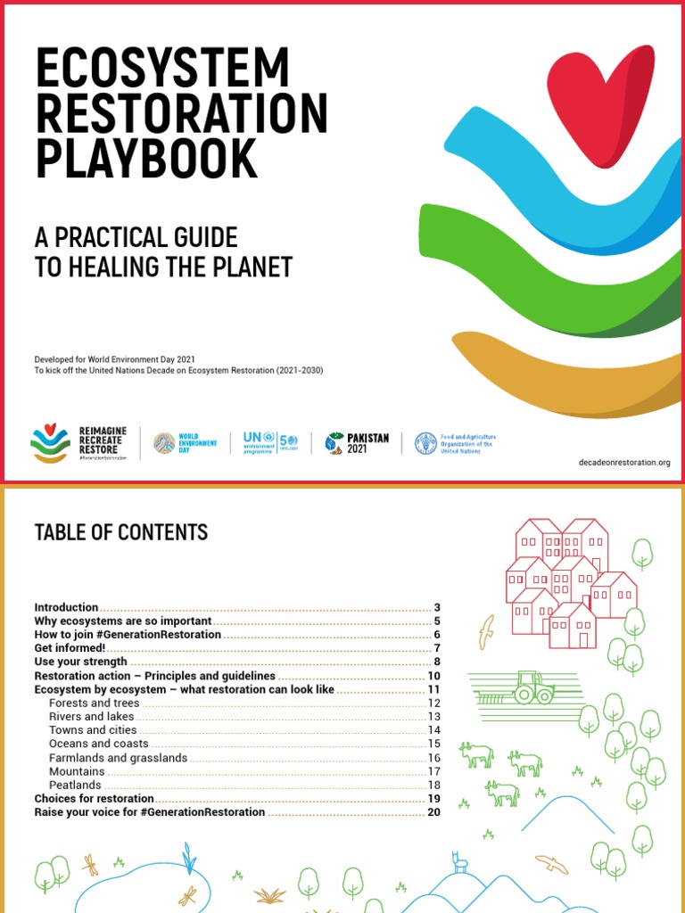 Ecosystem Restoration Playbook | PDF | Sustainability | Ecosystem