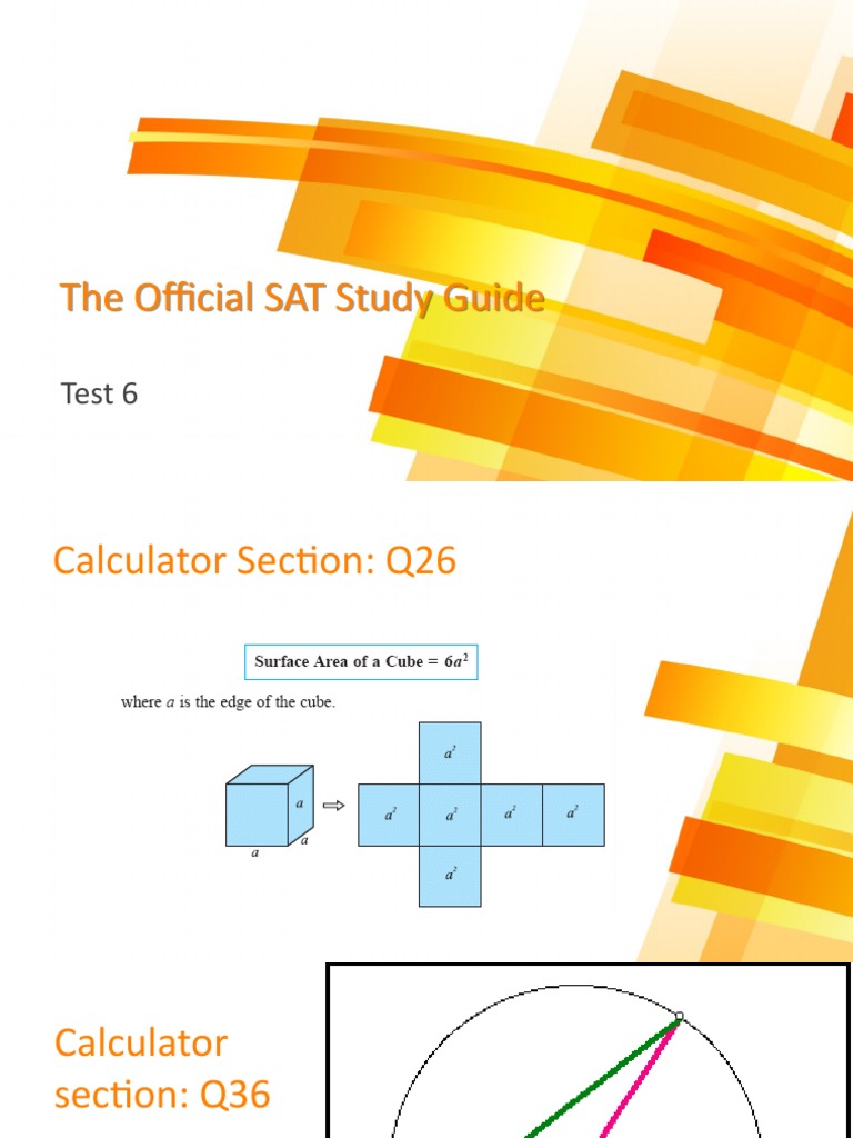 The Official SAT Study Guide - Test 6 | PDF