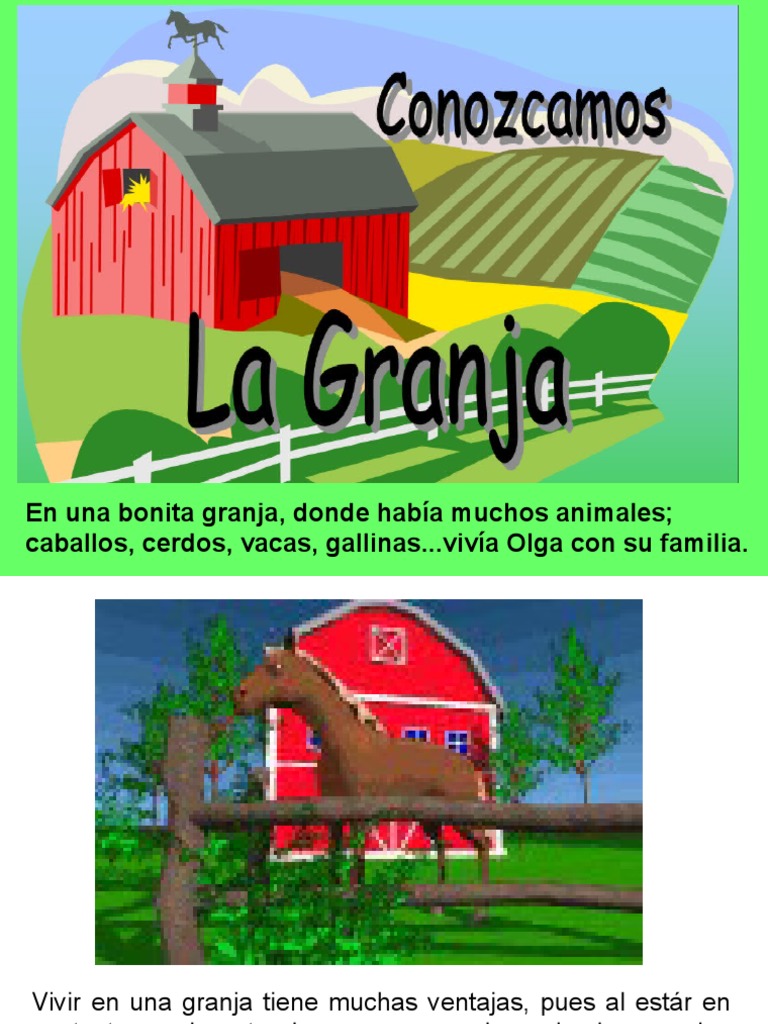 Cuento Conozcamos La Granja | PDF