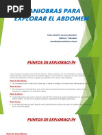 Maniobras y Signos en Exploración Abdominal | PDF | Bazo | Abdomen