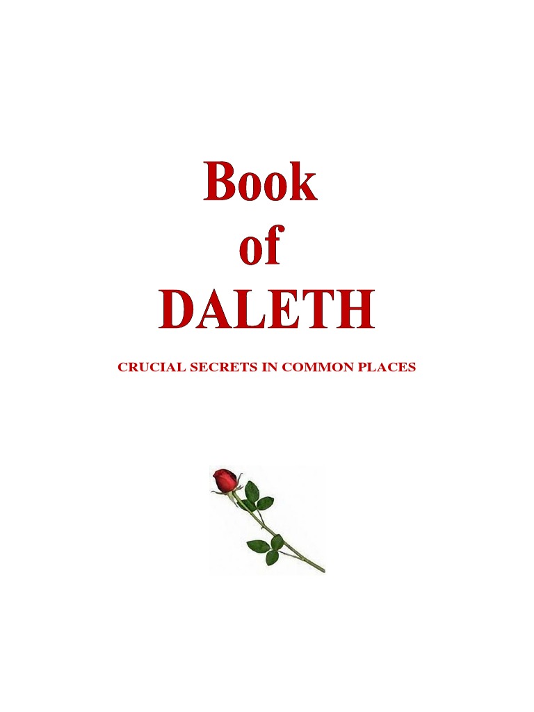 Book of Daleth | PDF | Habits | Mind