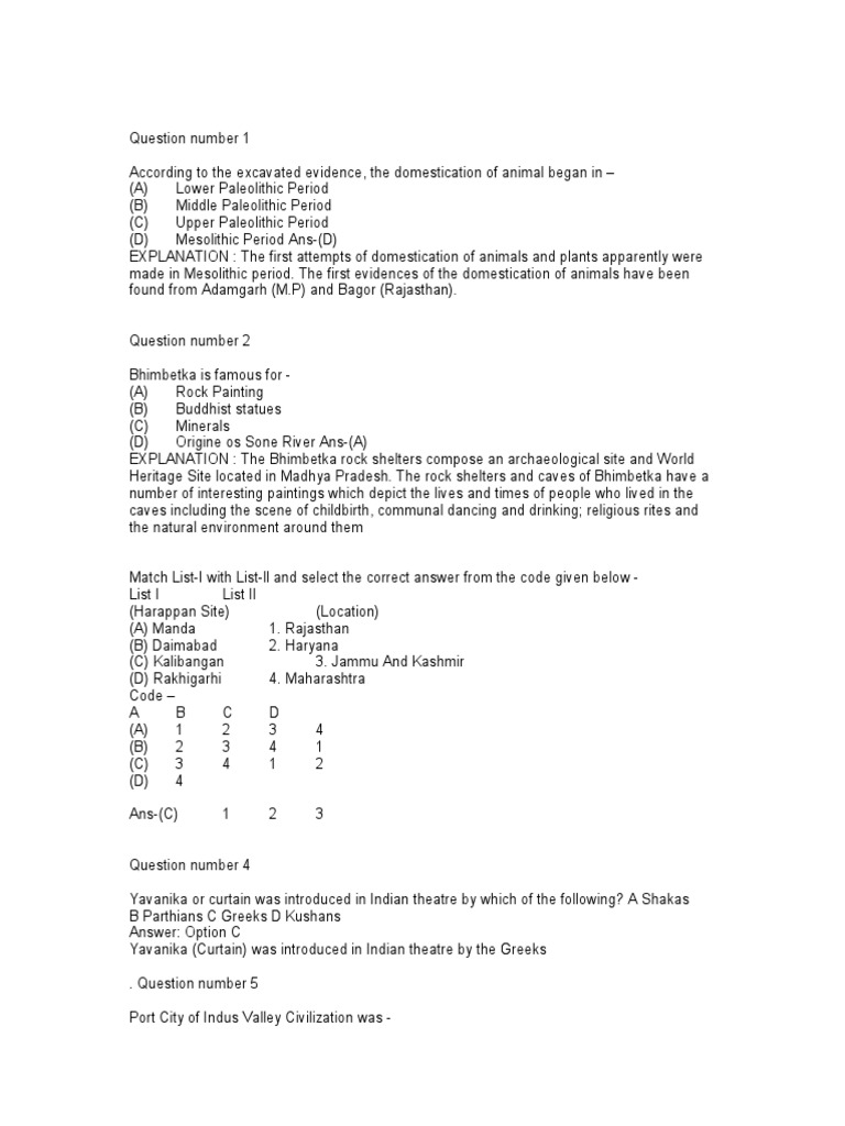 Class 6 History Questions & Answers | PDF | Vedas | Ancient India