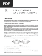 Combinatorics Cheat Sheet | PDF | Fraction (Mathematics) | Probability