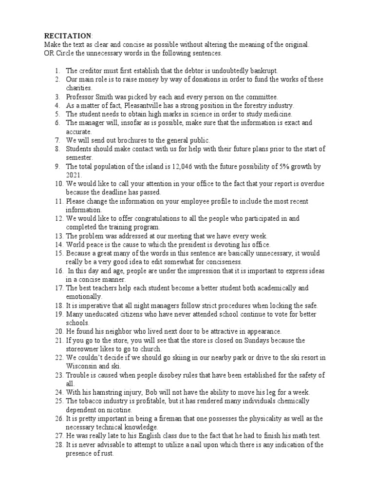 Style - Recitation Teacher's | PDF