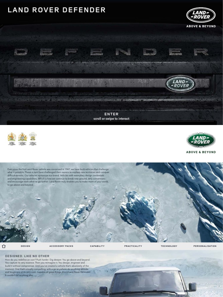 Land Rover Defender Brochure 1L6632200000BXXEN02P - tcm281 856921 | PDF ...
