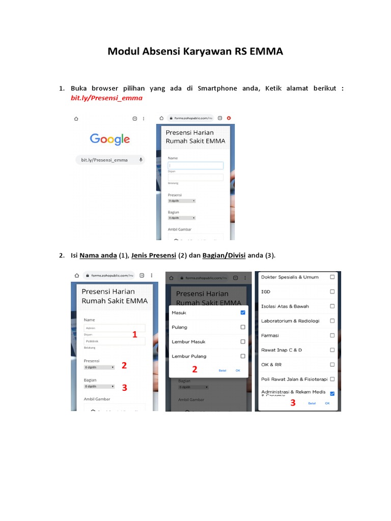 Modul Absen Emma | PDF