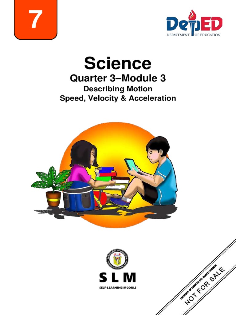 A SCIENCE 7 Q3M3 Teacher Copy Final Layout | PDF | Acceleration | Speed