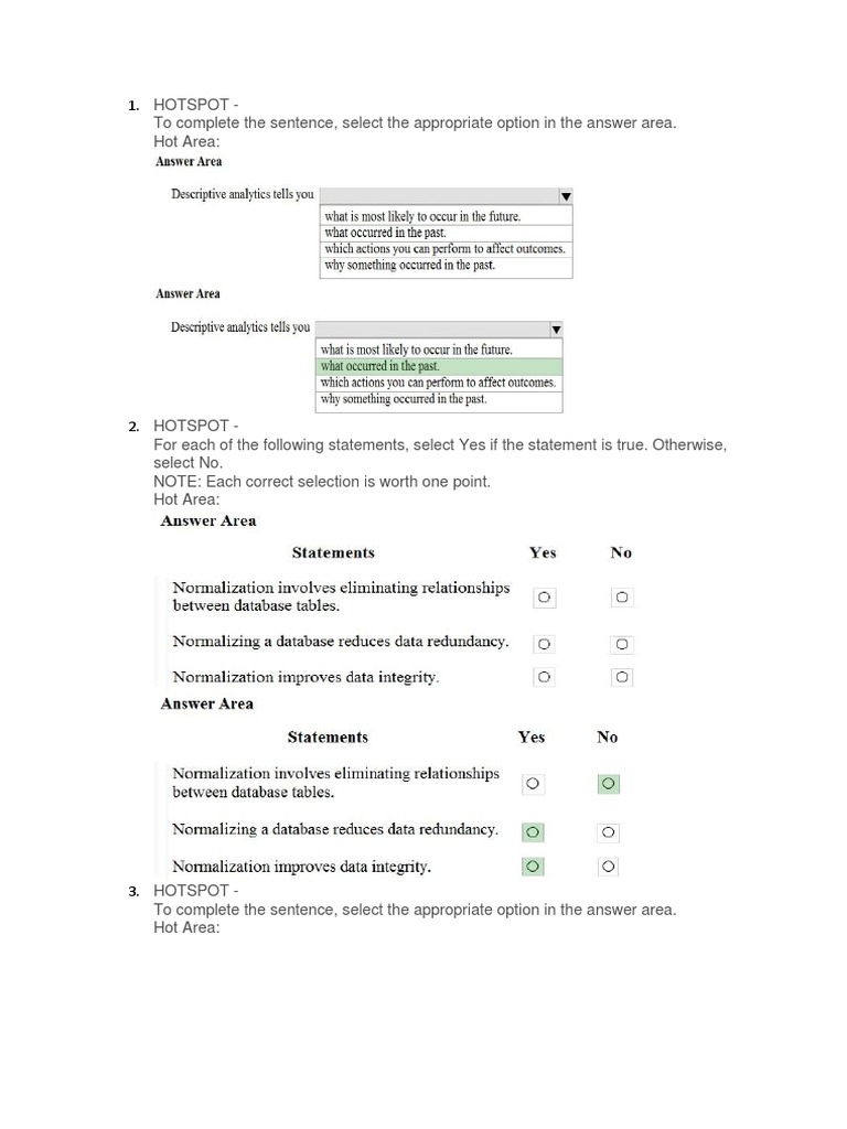DP-900 Practice Set | Download Free PDF | Databases | Microsoft Sql Server