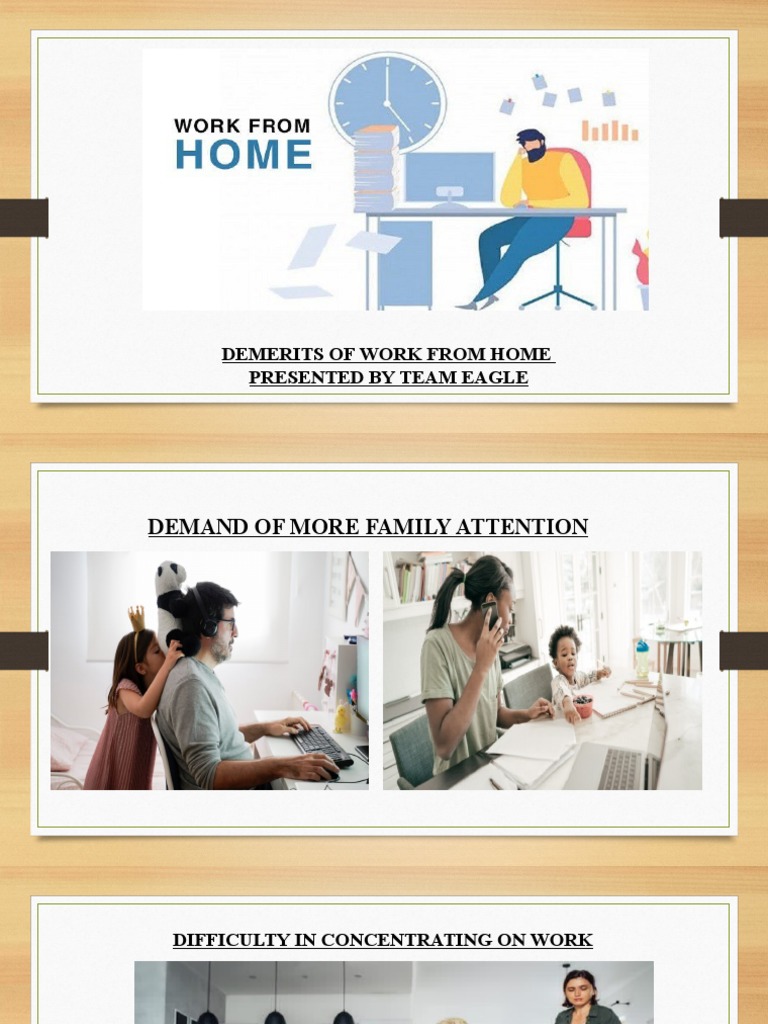 Work From Home Demerits | PDF