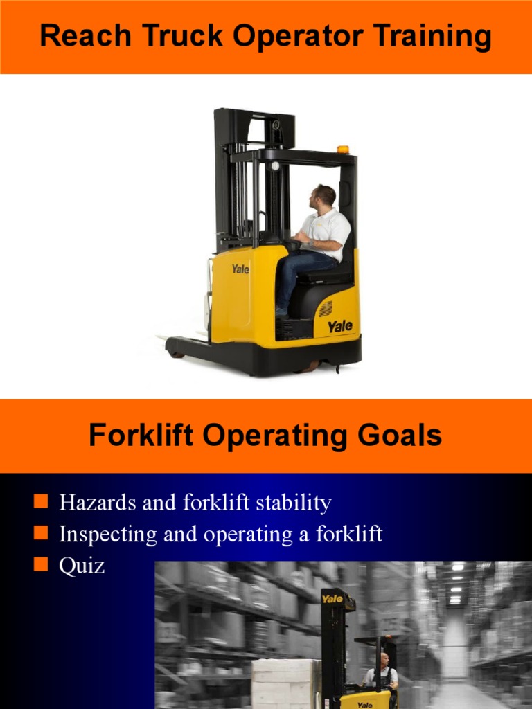 Reach Truck Operator Training | PDF | Forklift | Truck