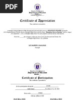 DepEd Certificate Templates and Samples | PDF | Government Related ...