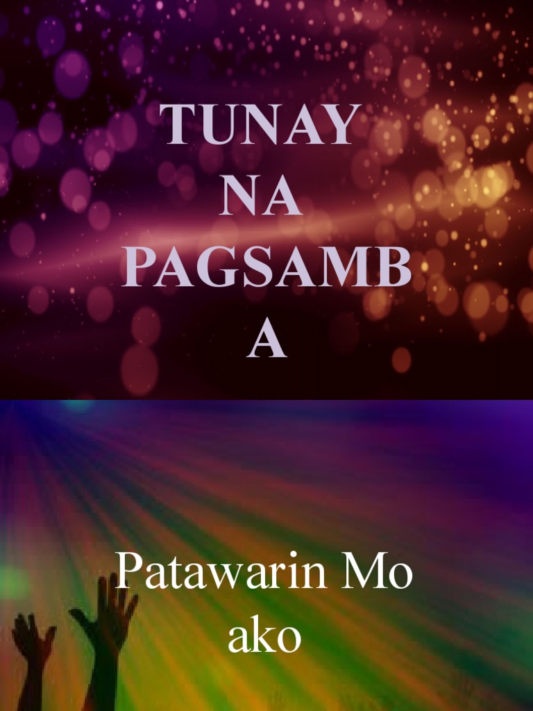 Worship (Tunay Na Pagsamba) | PDF