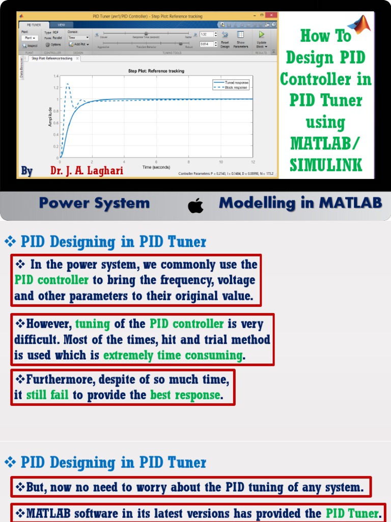 Designing of PID Controller in PID Tuner | Download Free PDF | Computer ...
