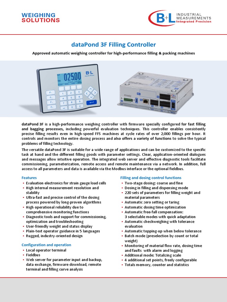 Datapond 3F Filling Controller: Solutions | PDF | Computer Network ...
