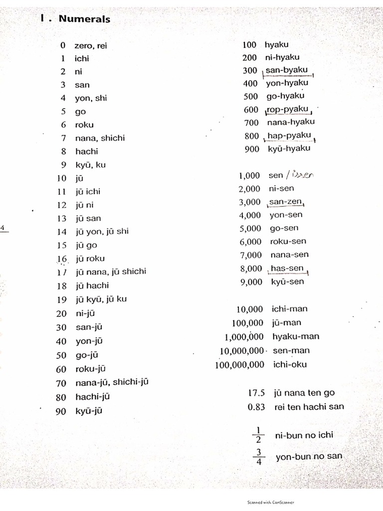 Counting Japanese | PDF