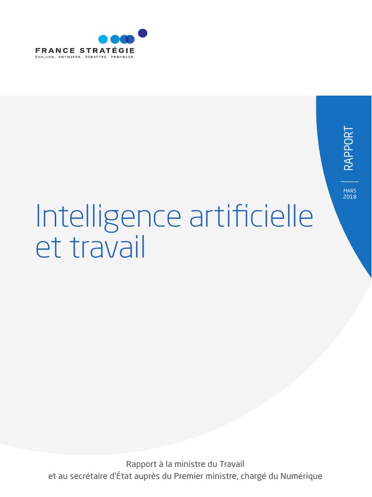Fs Rapport Intelligence Artificielle 28 Mars 2018 0 | PDF | Intelligence artificielle ...