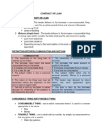 Understanding Commodatum and Mutuum | PDF | Lease | Interest
