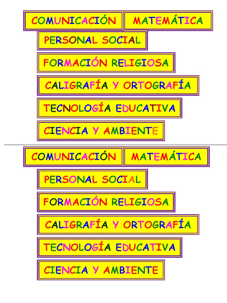 Nombres Cursos | PDF