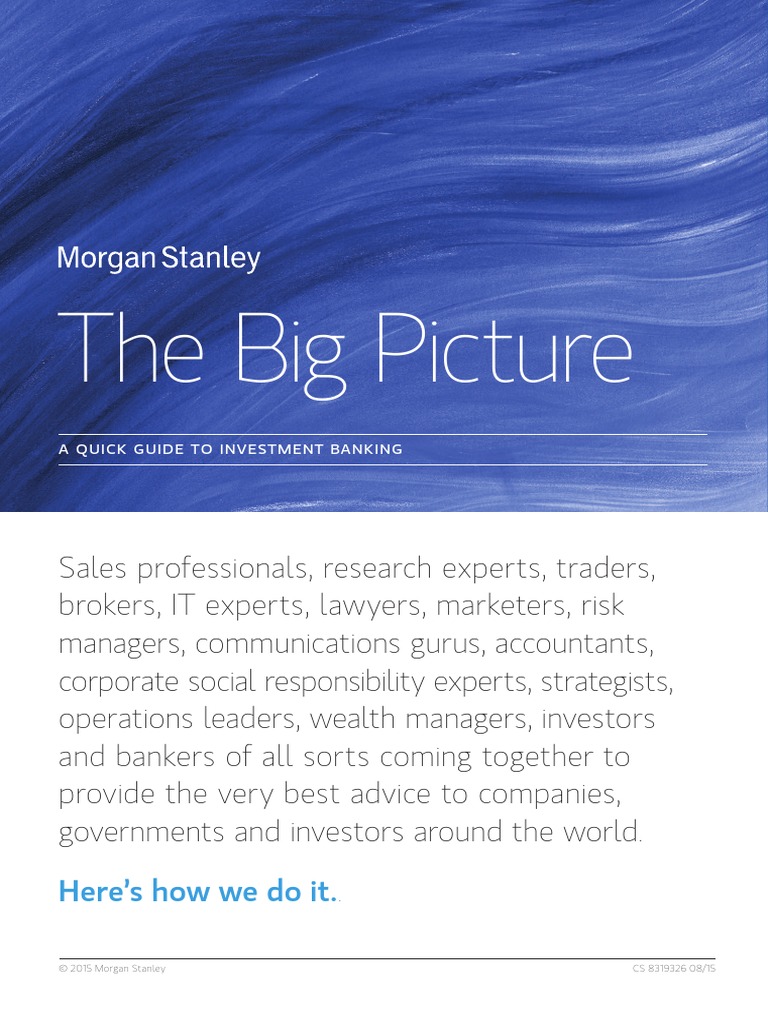 Morgan Stanley IB | PDF | Investment Banking | Securities (Finance)
