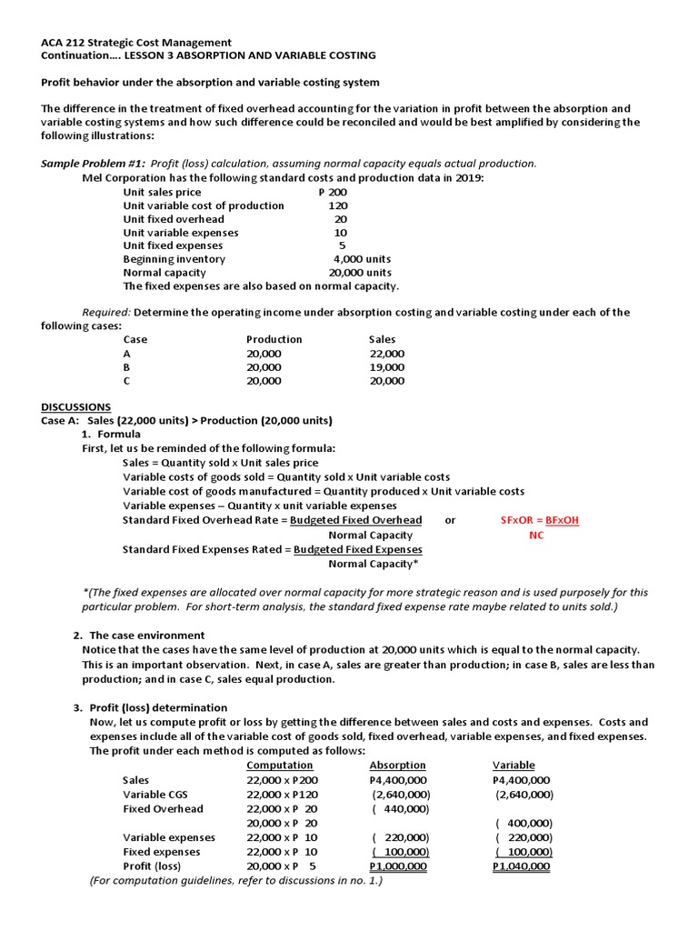 Lesson 3 Sample Problem #1 | PDF | Cost Of Goods Sold | Inventory