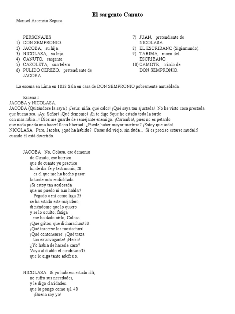 El Sargento Canuto | PDF