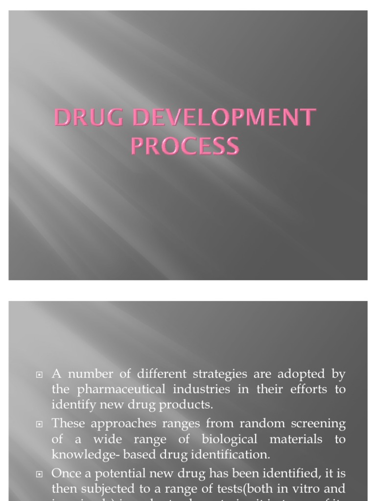 Drug Development Process | PDF | Drug Development | Phases Of Clinical ...