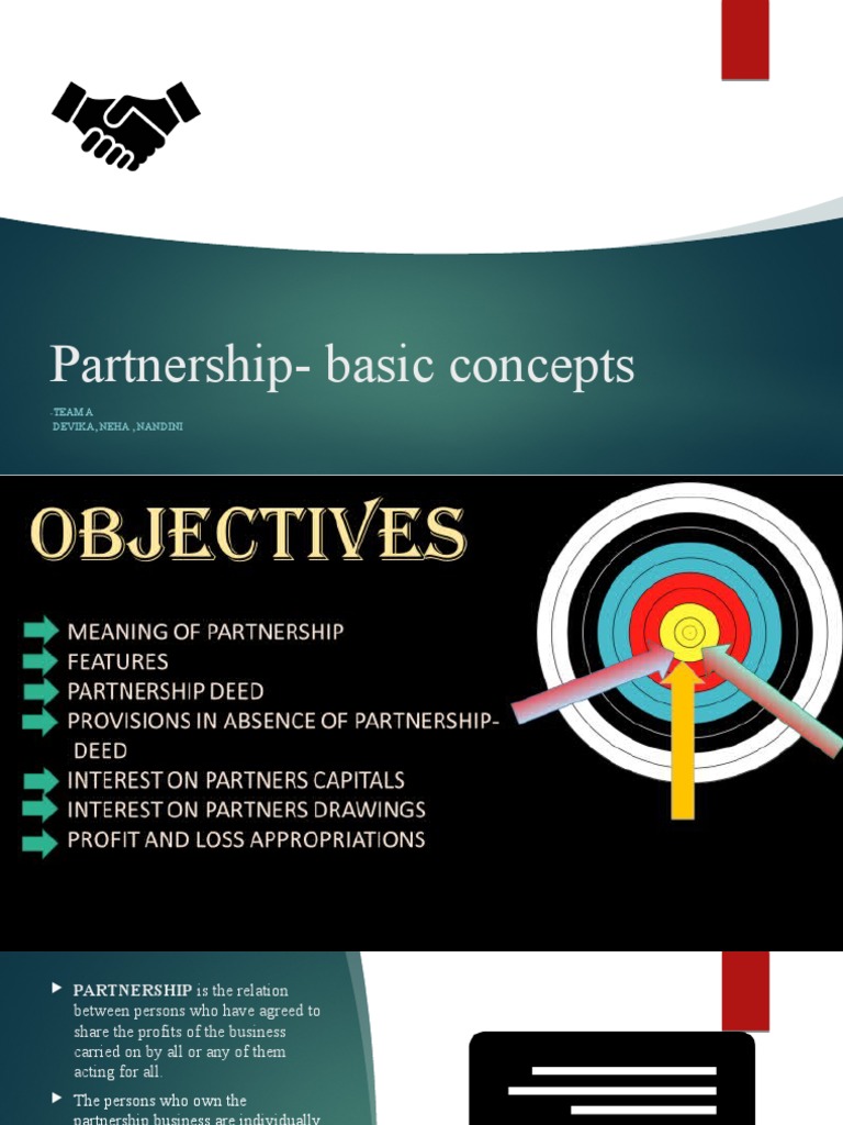 Partnership (Basic Concepts) | PDF | Partnership | Interest