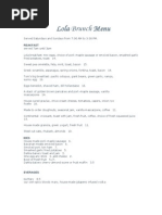 Bonefish Grill Menu | PDF | Potato Chip | Anheuser Busch Brands