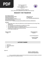 Teacher Transfer Form Template | PDF