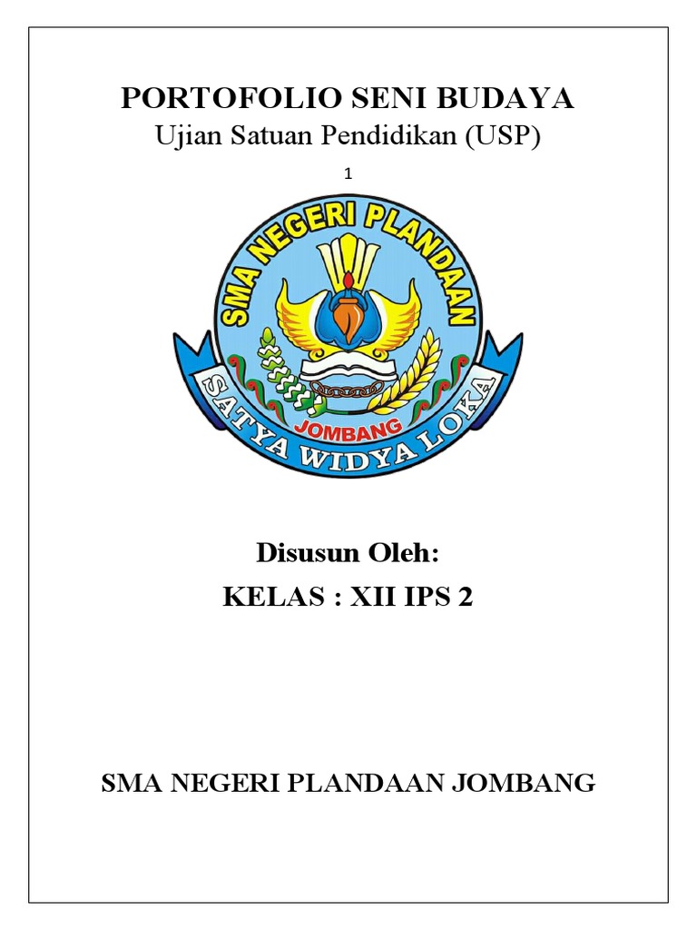 Portofolio Seni Budaya Xii Ips 2 | PDF | Seni | Gaya Hidup