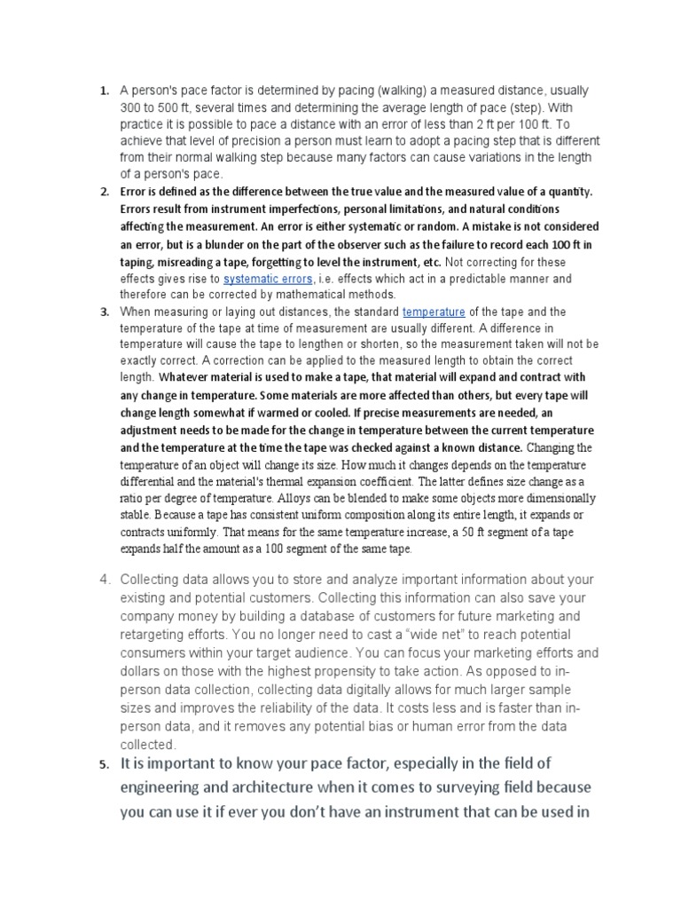 Systematic Errors Temperature | Download Free PDF | Surveying | Measurement