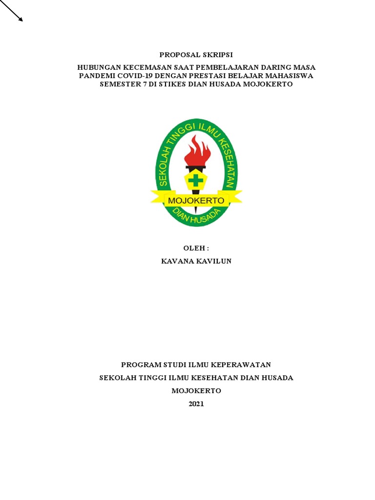 PROPOSAL SKRIPSI Kavana Otw Sempro Fix 2021 | PDF