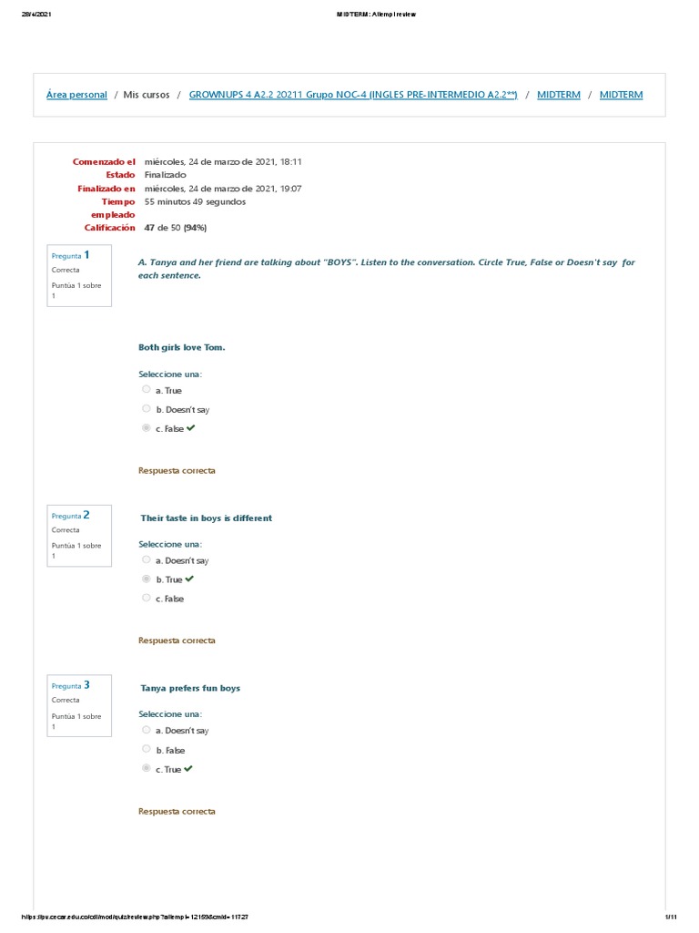 MIDTERM - Attempt Review | PDF