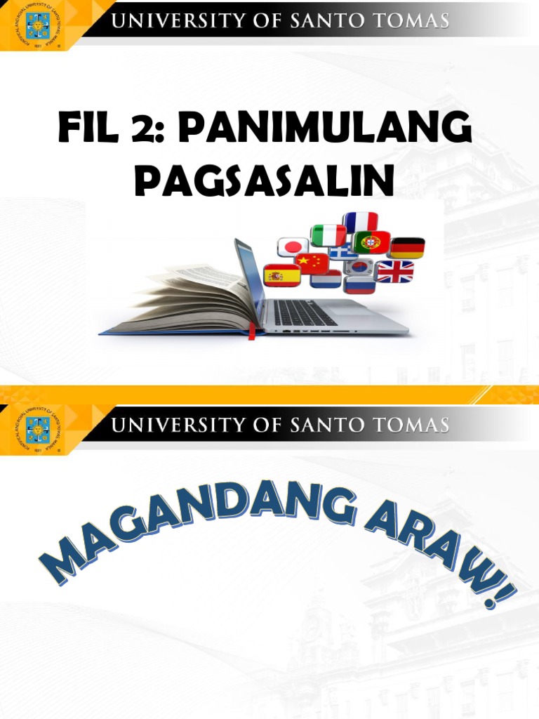PRESENTASYON-Aralin 2 Mga Piling Teorya Sa Pagsasalin | PDF