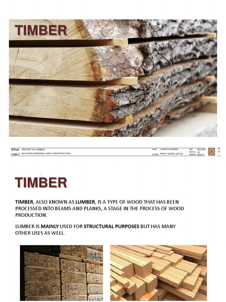 An In-Depth Analysis of Various Timber Types and Their Uses in ...