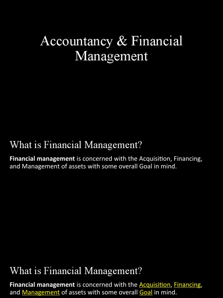 Accountancy & Financial Management | PDF | Balance Sheet | Accounting