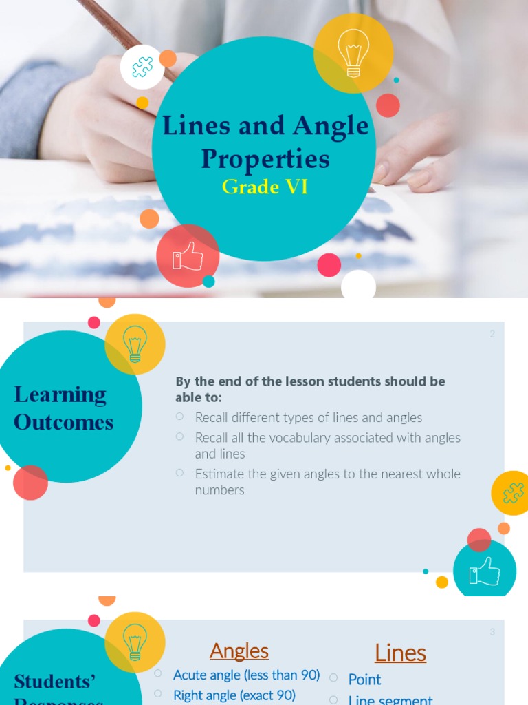 Grade 6 - Lines and Angle Properties | PDF