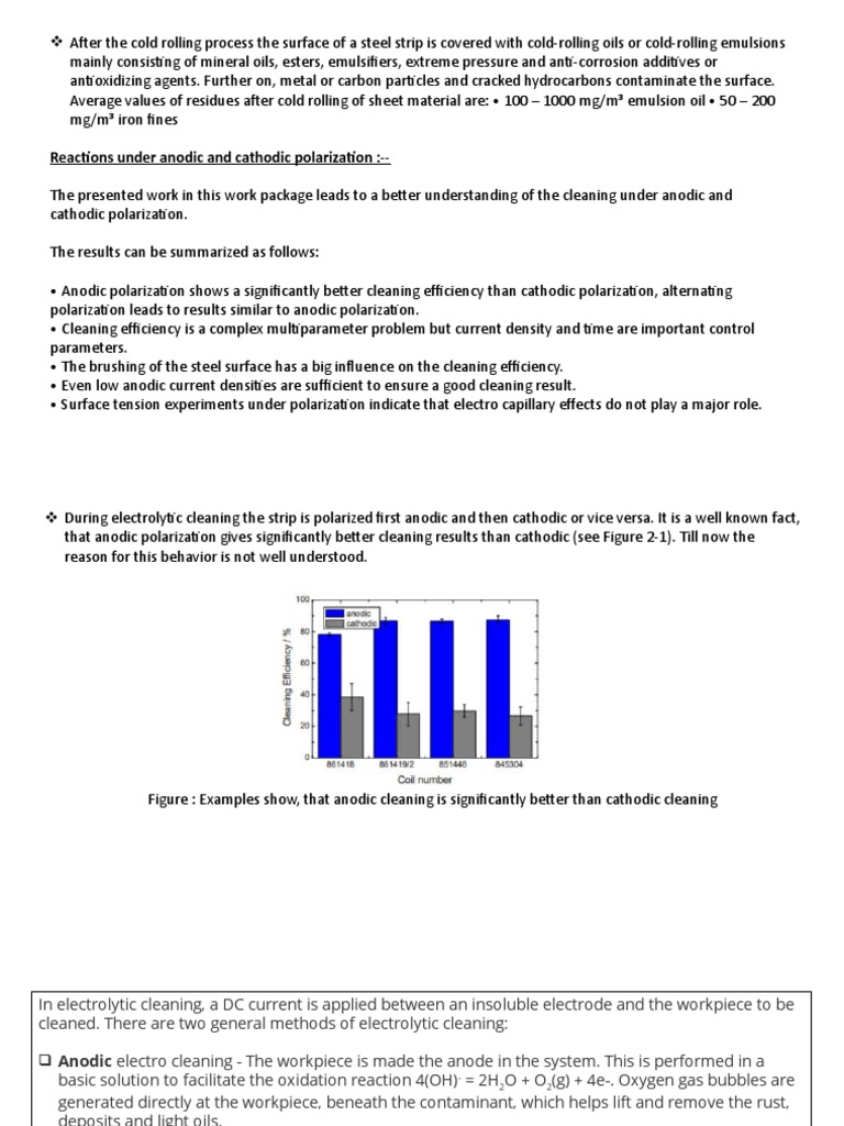 EC Cleaning | PDF | Anode | Cathode