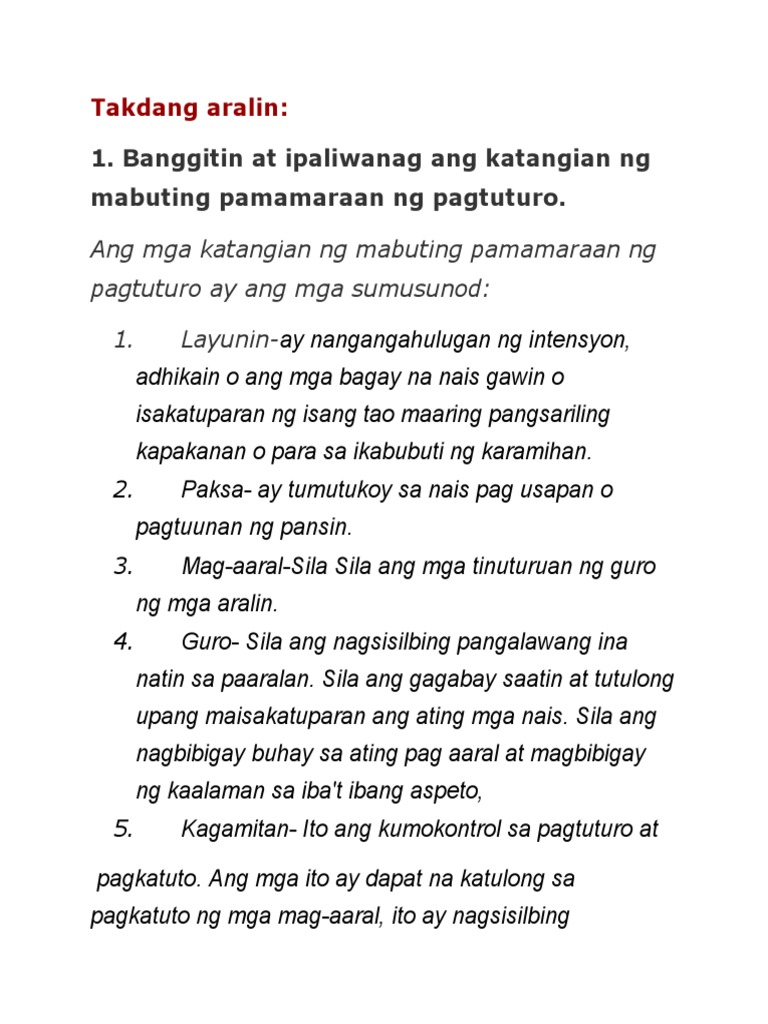 Takdang-Aralin 1 | PDF