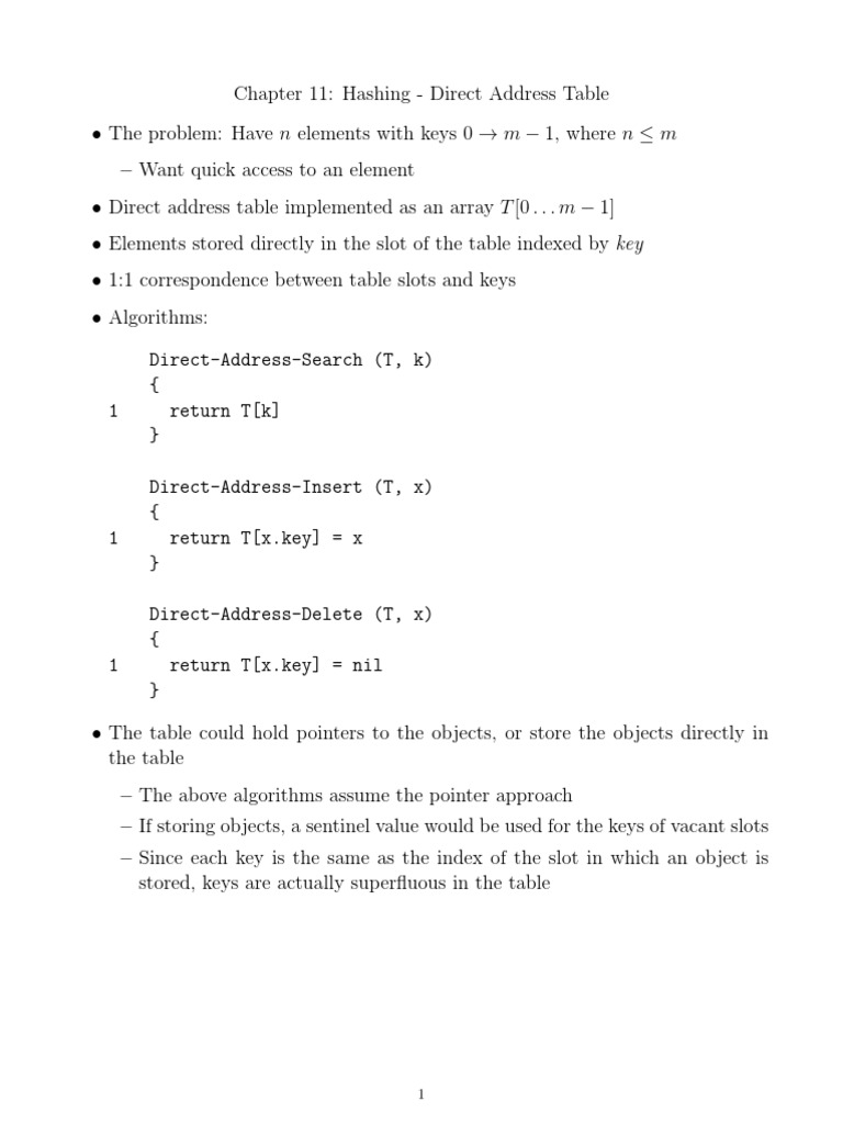 c11 Hashing | PDF | Computing | Computer Programming