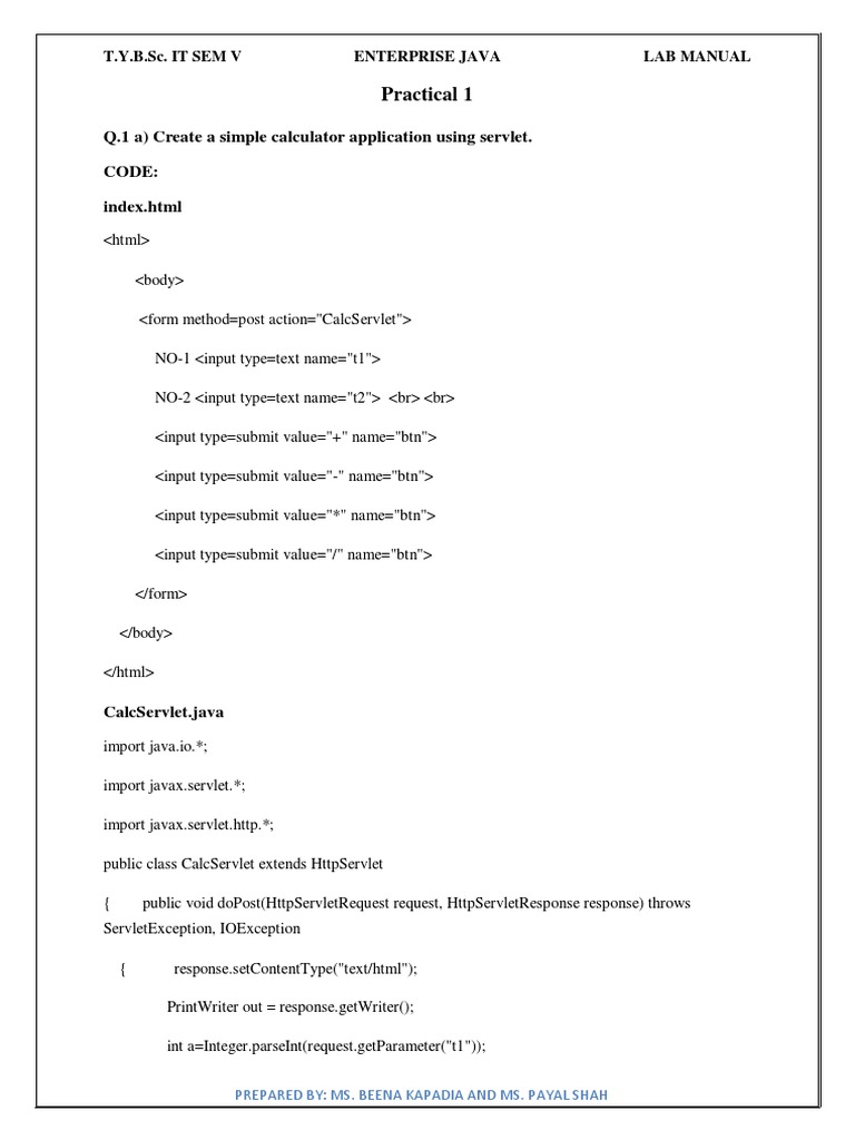 EJ Lab Manual | PDF | Java (Programming Language) | Data Management
