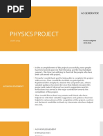 PHYsics Class12 Project Report Cbse 2020-2021 On Topic Ac Generator ...