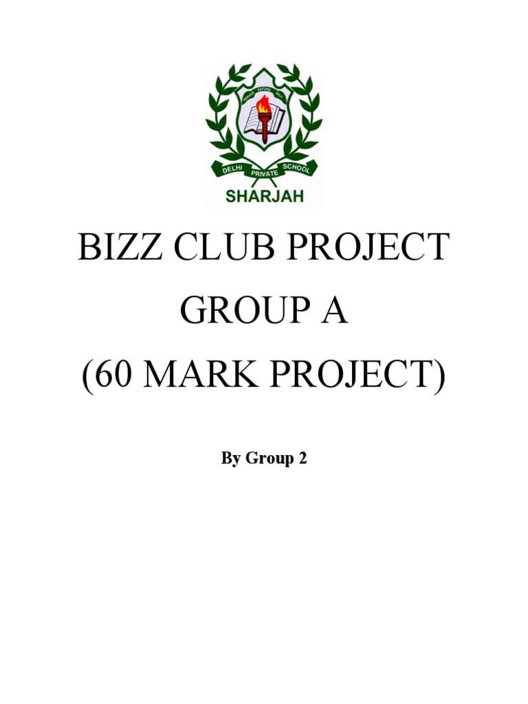 Bizz Club Project Group A (60 Mark Project) | PDF | Angel Investor ...