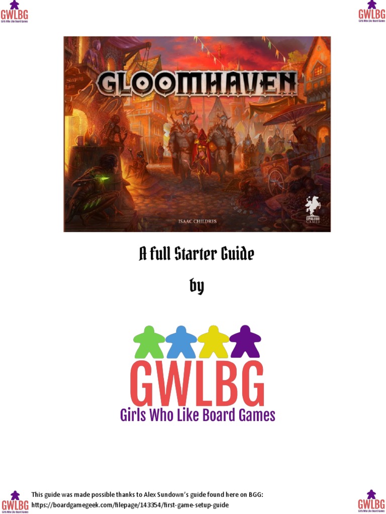 Gloomhaven First Game Setup Guide | PDF | Tabletop Games | Gaming