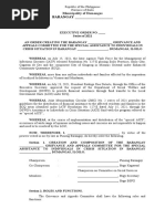 Eo Organizing Bhert | PDF | Executive Order | Government