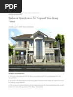 Sample Building Specifications | PDF | Concrete | Structural Engineering
