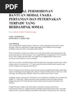 Contoh Proposal Kelompok Tani | PDF | Teknologi & Rekayasa