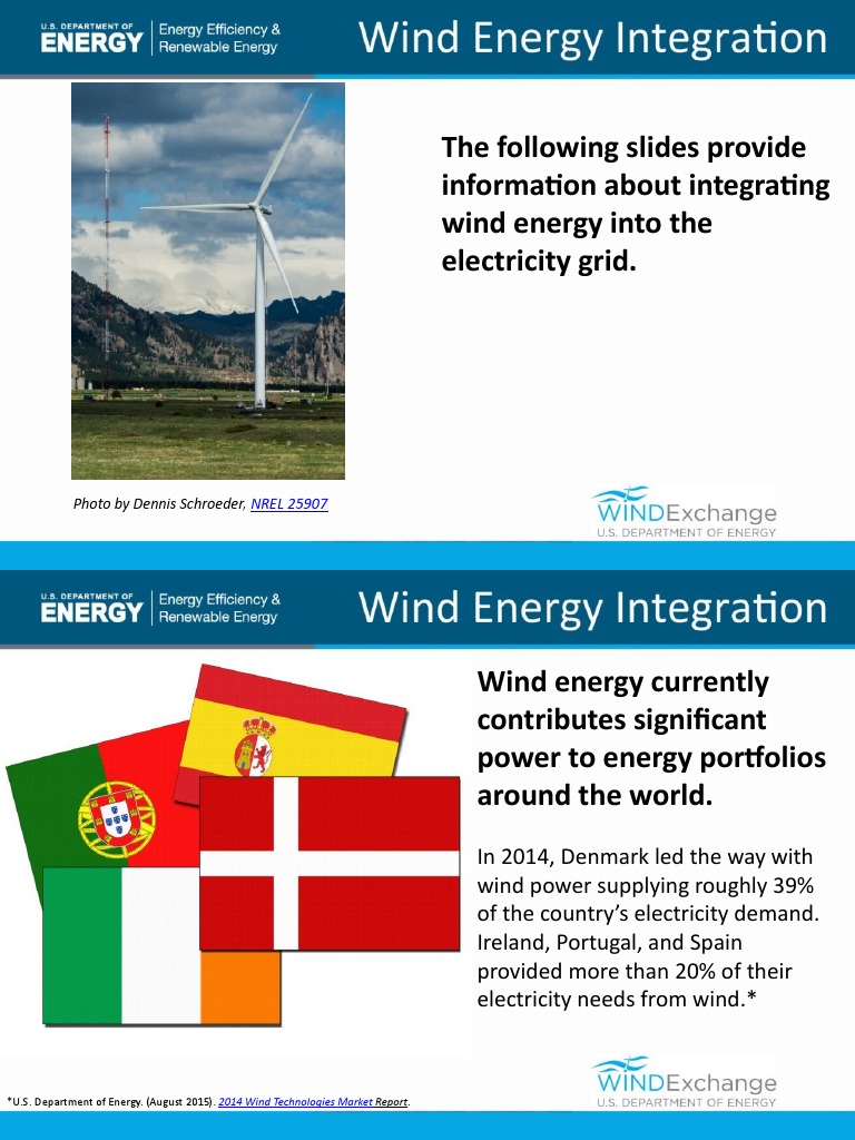 Integrating Wind Energy into the Grid | PDF | Wind Power | Renewable Energy
