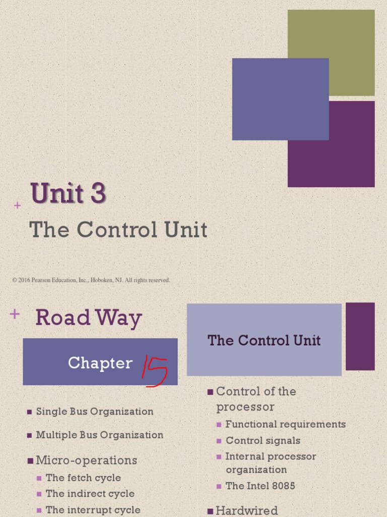 Unit 3-Control Unit Operation | PDF | Input/Output | Central Processing Unit